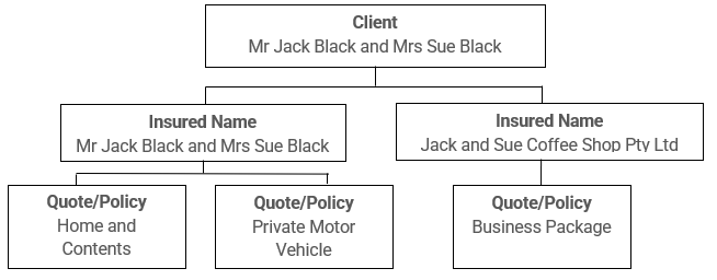 Clients and Insured Names - iAssist